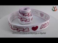 See Why Choose Screen Printed Silicone Logo Custom Polyester Ribbon For Apparel