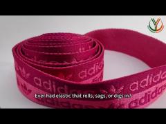 Watch: Customised Two Colour Jacquard Elastic Band Using Spandex Nylon Polyester Showcase