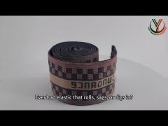Recycled Jacquard Elastic Band Custom Design