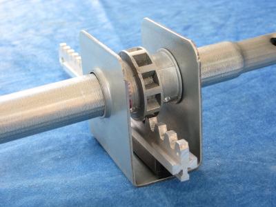 China Roof Opening 1" zinc alloy Greenhouse rack and pinion with galvanized sheet house factory
