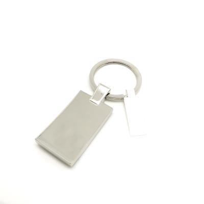 Cina Pacchetto polibag individuale per porta chiavi in metallo resistente con finitura in argento in vendita