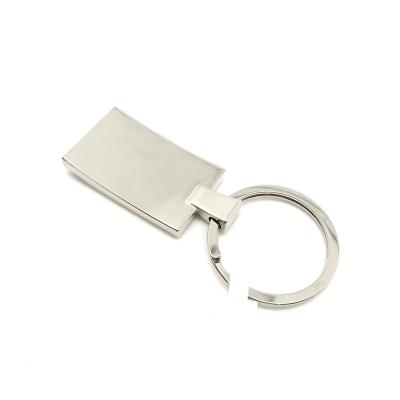 Cina Pacchetto polibag individuale per porta chiavi in metallo resistente con finitura in argento in vendita