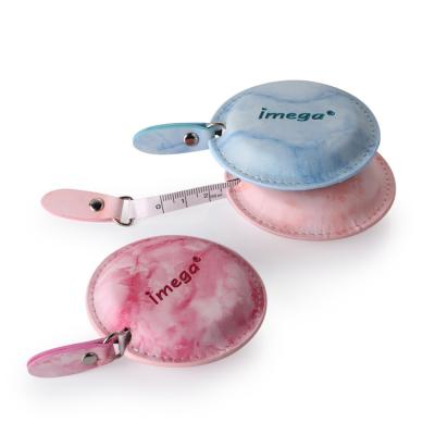 China Round Square Rectangle PU ABS Tape Measure With Customized Color And 1/60 Inch Accuracy for sale
