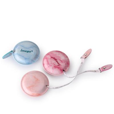 China Round Square Rectangle PU ABS Tape Measure With Customized Color And 1/60 Inch Accuracy for sale