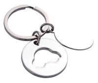 China Custom Logo Zinklegerings Sleutelhanger met Individuele Polybag Verpakking Te koop