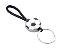 China Classic Customized Leather Keychains Durable Key Holders With Available Patterns for sale