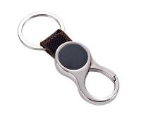 China Exclusive Keychains With Classic Leather Touch And Custom Engraved Name for sale