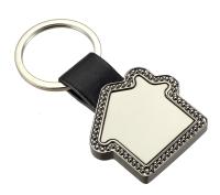 China Sophisticated Leather Keychains Timeless Durability and Diverse Designs for sale