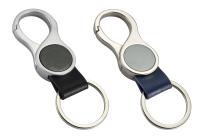 China Keychain Holder Collection Genuine Leather Key Chains With Customized Pattern for sale