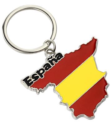 Китай Персонализированный подарок Сувенирная кампания Милый металлический ключевой цепочек Эмалированный логотип и долговечность гарантированы продается