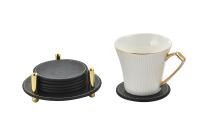 China Modern Drink Coasters Set Assorted Designs Absorbent and Durable Materials Assorted Styles for sale