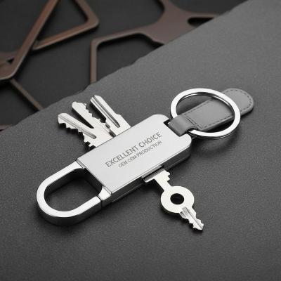 China Durable Metal Keychain Holder Zinc Alloy OEM ODM Excellent Choice for Corporate Gifts and Custom Keychain Production for sale