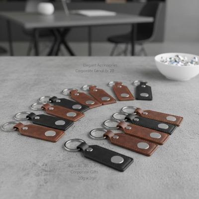 China 40 46 5mm Leather Key Chains Classic Style 20 Grams Elegant Accessories Suitable for Employee Gifts and Corporate Events for sale