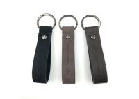China Debossed 10mm PU Genuine Leather Key Holder For Keys Customized for sale
