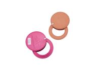 China Rotatable Cosmetic Pocket Mirror 10mm Thickness Engraved Compact Mirror Gift Single for sale