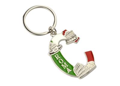 China A letra da lembrança dá forma ao Keyring personalizado bonito da cor da corrente chave do metal à venda