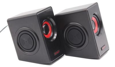 China 100HZ-18KHZ Desktop Digital Multimedia Speaker 2.0 Powered By USB Loudspeaker 3.5mm for sale