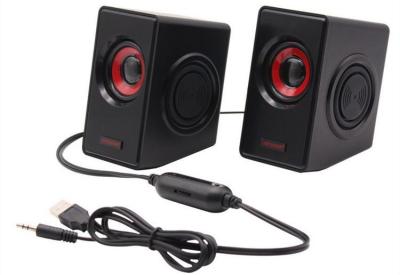 China 100HZ-18KHZ Desktop Digital Multimedia Speaker 2.0 Powered By USB Loudspeaker 3.5mm for sale