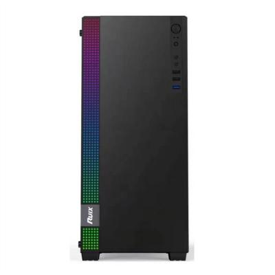 China Mid-Tower PC Gaming Case ETEK Mid Tower PC Gaming ATX Computer Case Support 6 ARGB fans, Tempered Glass Side Pandel. for sale