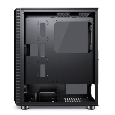China Computer Case with Magnetic Design Dust Filter Supports 6 Fans ATX Mid-Tower PC Gaming Case Glass Side Panel Cable Manag for sale