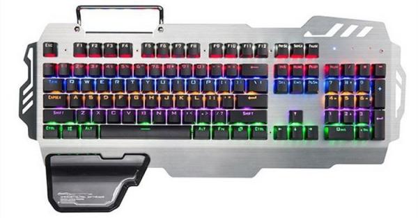 ワイヤードゲーム メカニカルキーボード モバイル電話ホルダーと手首のサポート 非常に速いグリーンシャフト