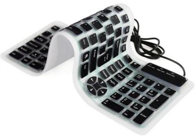 China Wired USB Foldable Silicone Rubber Keyboard Slim Roll Up Travel Portable for sale