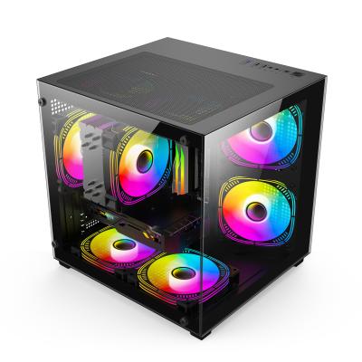 China Micro-ATX/ ITX PC Case Awesome Heat Dissipation Supports Lots Of Different Hardware Setups For Gamer Pros for sale
