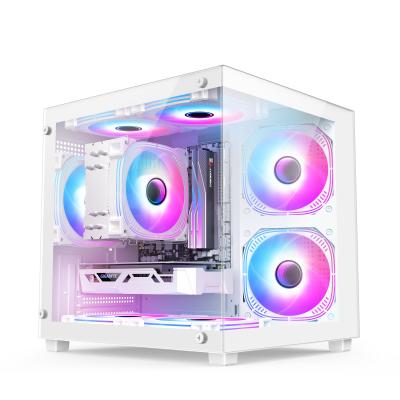 China Micro-ATX/ ITX PC Case Awesome Heat Dissipation Supports Lots Of Different Hardware Setups For Gamer Pros for sale