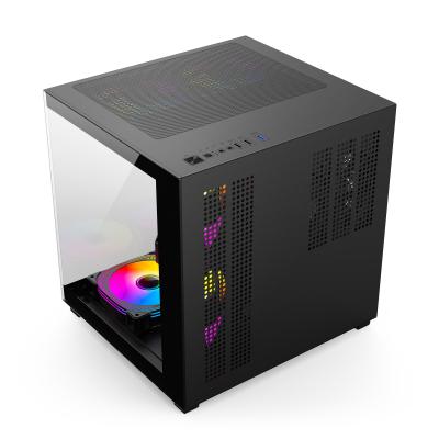 China Micro-ATX/ ITX PC Case Awesome Heat Dissipation Supports Lots Of Different Hardware Setups For Gamer Pros for sale