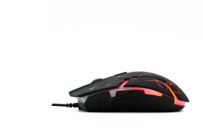 China Wired Computer Mouse RGB Rainbow Backlight Lightweight High-performance Sensor Precise 6D DPI Settings For Gamers E-sports Players for sale