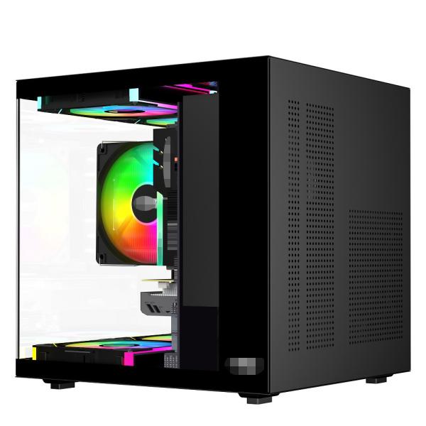 El estuche para PC MATX/ITX admite tarjetas gráficas de hasta 320 mm CPU refrigeradores de hasta 165 mm 1 HDD 2 SSD 3 X 12CM Ventiladores por dinero