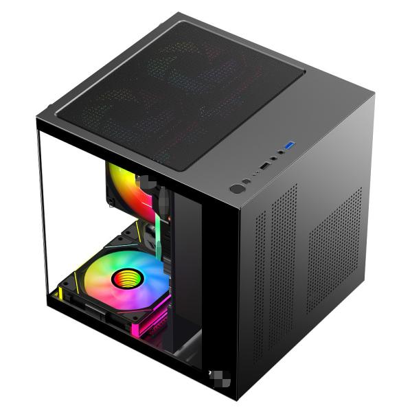 El estuche para PC MATX/ITX admite tarjetas gráficas de hasta 320 mm CPU refrigeradores de hasta 165 mm 1 HDD 2 SSD 3 X 12CM Ventiladores por dinero