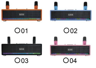 China Dual LTK53101 Amplifiers 2.5-inch Full-range Speakers 40mm Tweeter 2400mAh Battery LED Light Strip With Metal Grille BT 5.3 for sale