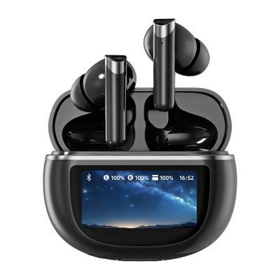 China Wireless Earphones Bluetooth 5.4 Touch-Control ANC Earphone 500mAh Fast Charge TWS Black White Complexion for sale