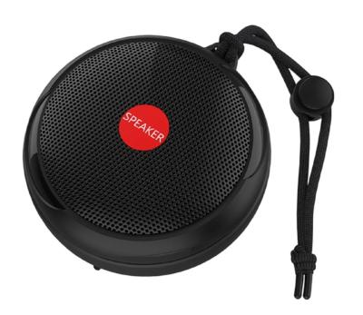 China Portable Bluetooth 5.3 speaker with IPX7 waterproofing, 52mm driver, 3W output, Type-C Fast Charge Speaker (black/red/blue/green) for sale