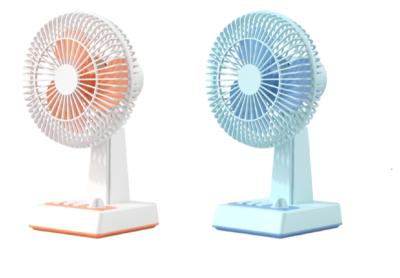 China ETEK Ventilador USB portátil multifunción, colgante / escritorio de doble uso, ajustes de 3 velocidades, material ABS + PP, operación segura de baja energía de 5V / 6W en venta
