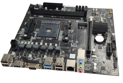 China M-ATX AM4 Motherboard für Ryzen3/5 CPUs Dual DDR4 Slots 4*SATA3.0 Ports VGA+HDMI Display Ausgänge und 3*3.5mm Audio Jacks zu verkaufen