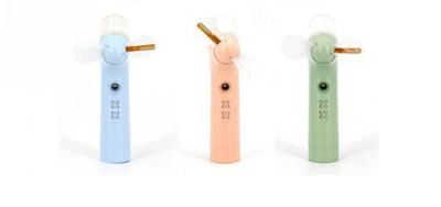 China Rechargeable Misting Fan with 1200mAh Battery and LED Flash for sale