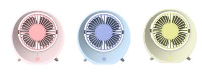 China Portable Rechargeable Fan 1200mAh Battery 3 Speed ABS+PP for sale