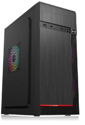 China Mid-Tower ATX Computer Case with SPCC 0.35mm Construction Supports ATX Micro-ATX Mini-ATX and Features Multiple Cooling Fans for sale