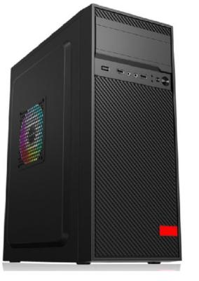 China Mid-Tower ATX Computer Case with SPCC 0.35mm Construction Supports ATX Micro-ATX Mini-ATX and Features Multiple Cooling Fans for sale