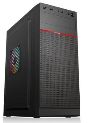 China Mid-Tower ATX Computer Case with SPCC 0.35mm Construction Supports ATX Micro-ATX Mini-ATX and Features Multiple Cooling Fans for sale