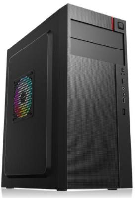 China Mid-Tower ATX Computer Case with SPCC 0.35mm Construction Supports ATX Micro-ATX Mini-ATX and Features Multiple Cooling Fans for sale