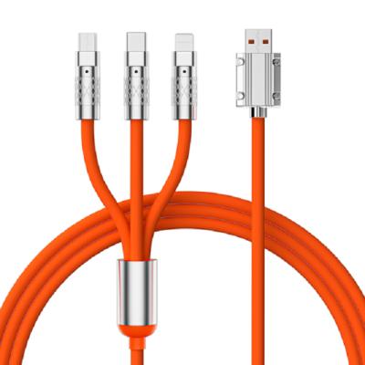 中国 ETEK 120cm 急速充電USBケーブル,PVC+亜鉛合金,4コアCCA,LEDインジケーター,多色可変 販売のため