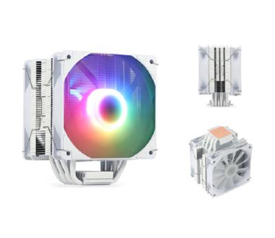China ETEK 6-Pipe RGB CPU Cooler, Dual 120mm PWM Fans, Supports AMD, 153*100*122mm,ideal for gaming and high-performance desktops for sale