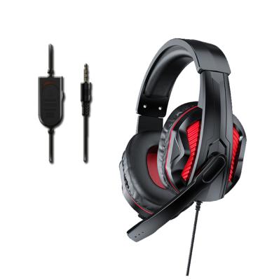 중국 노이즈 캔슬링 마이크, 40mm 드라이버, USB + 듀얼 3.5mm 플러그, 2m 케이블, e스포츠, 원격 근무 등을 위한 유선 게이밍 헤드셋 판매용
