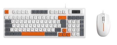 China Wired Keyboard & Mouse Combo,94 Keys + 2400 DPI Gaming Mouse,Color Blocking for sale