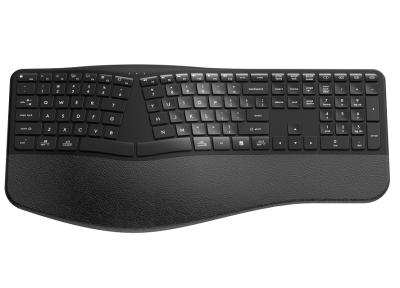 China Dual-Mode Ergonomic Scissor-Switch Keyboard with Wrist Rest, Silent Typing for sale