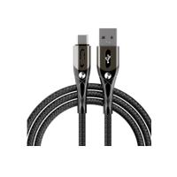 China 1M 24-Strand Braided Nylon Fast Charge Cable Micro / Lightning / Type-C for sale