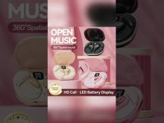 F14.2 Koperring luidspreker Bluetooth 5.4 AAC/SBC Hoogwaardige audio-oproeptijd 4-5 uur waterdicht en stofdicht